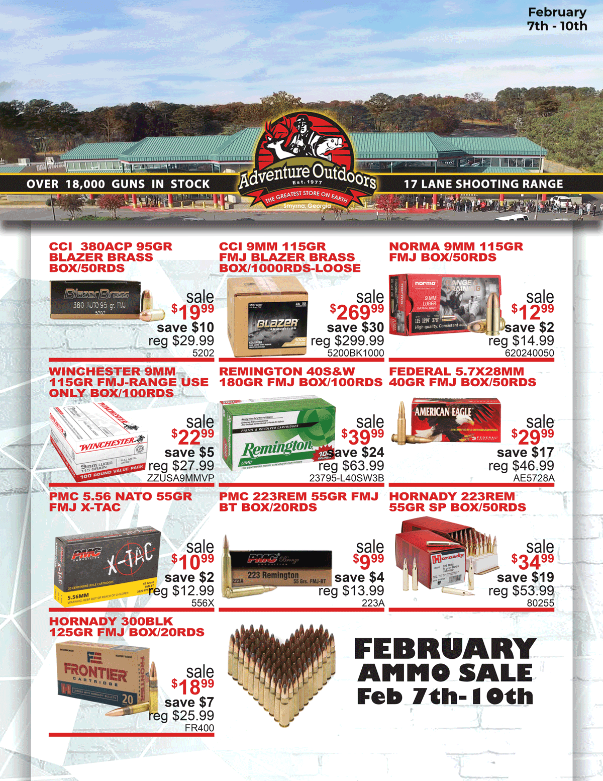 Adventure Outdoors - Weekly In Store Sales